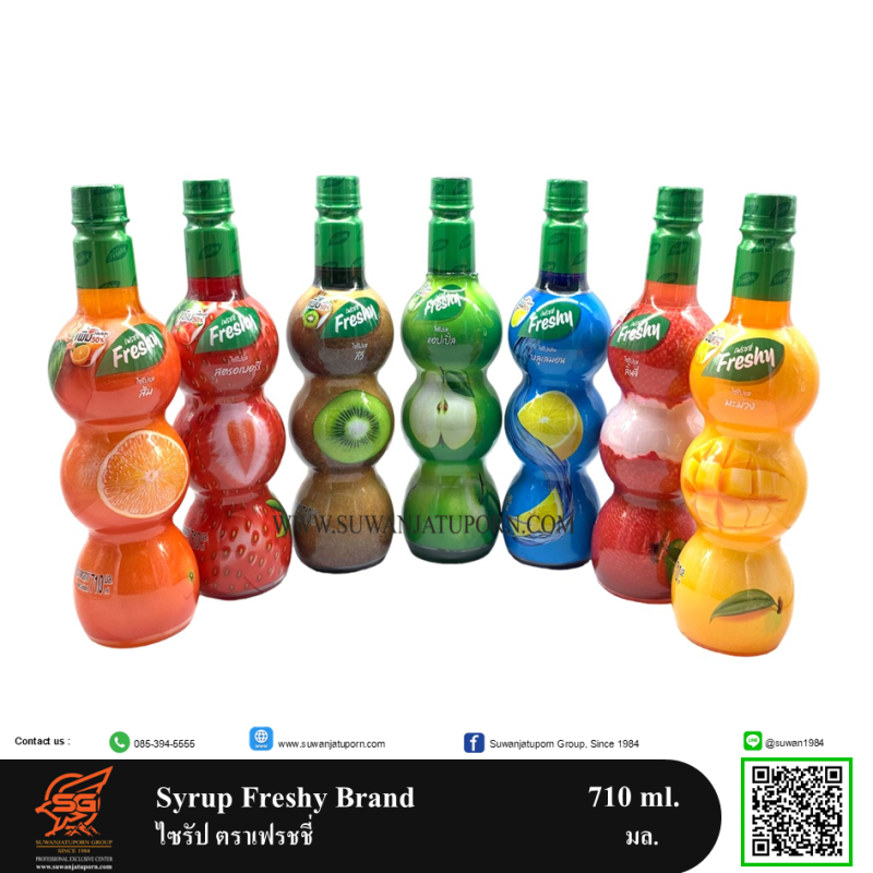 Syrup Apple Freshy Brand ไซรัปแอปเปิ้ล ตราเฟรชชี่ – Suwanjatuporn Co ...